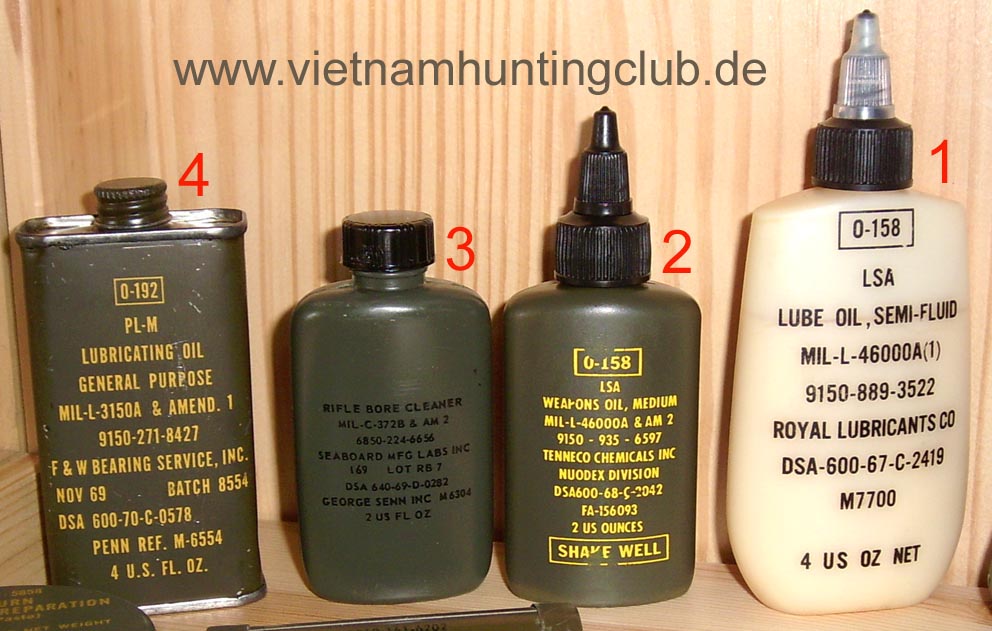 Vietnam War light weapons plastic oil bottle - FIREARMS - U.S ...