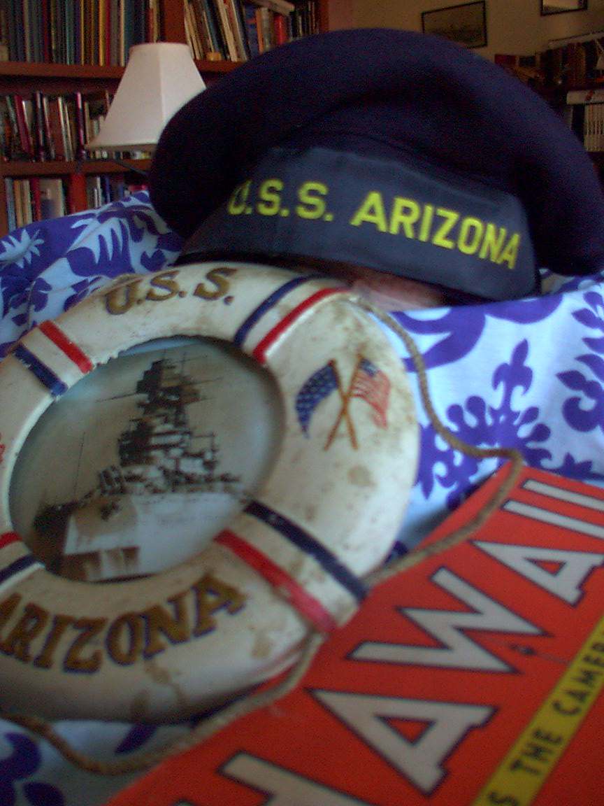 USS Arizona hat - NAVAL & SEA SERVICE UNIFORMS - U.S. Militaria Forum