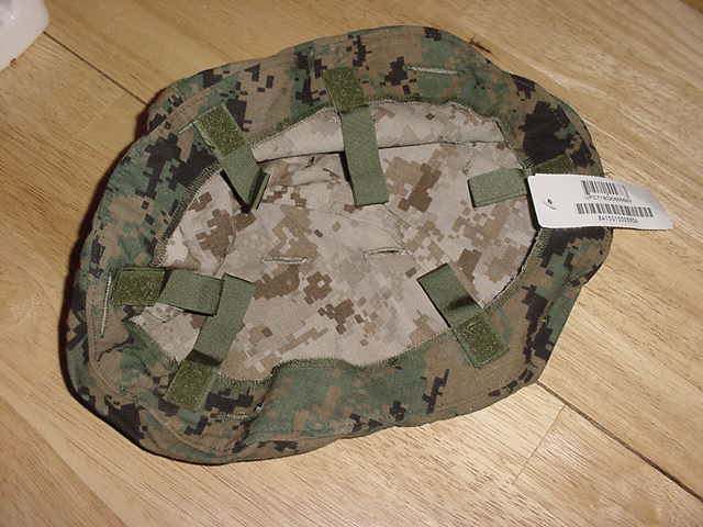 USMC MARPAT Helmet Cover - MODERN COMPOSITE HELMETS - U.S. Militaria Forum