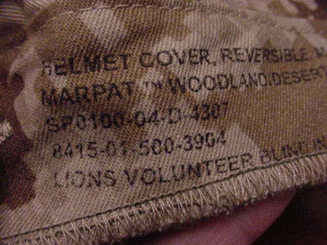 USMC MARPAT Helmet Cover - MODERN COMPOSITE HELMETS - U.S. Militaria Forum