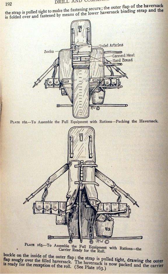 How to assemble the M1910 / 1912 / 1928 Pack - FIELD & PERSONAL GEAR ...