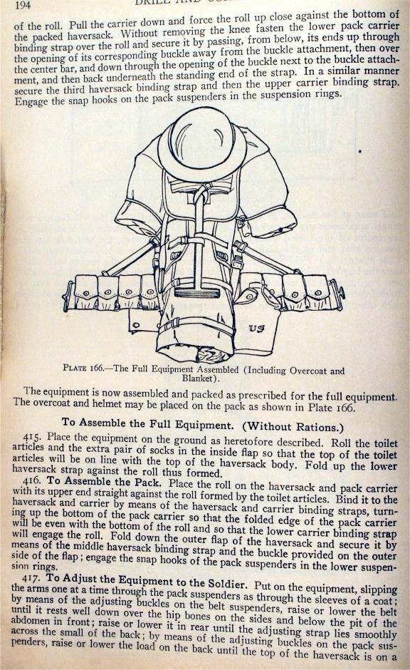 How to assemble the M1910 / 1912 / 1928 Pack - FIELD & PERSONAL GEAR ...