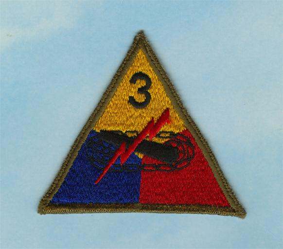 3rd Armored Division patch - ARMY AND USAAF - U.S. Militaria Forum