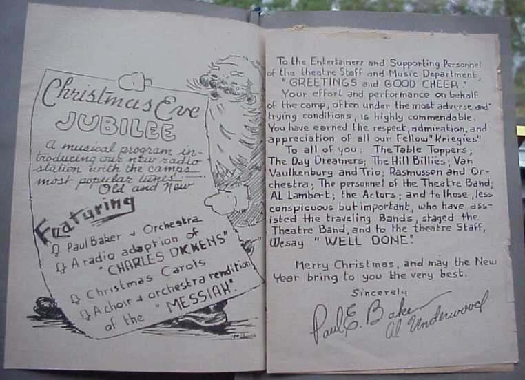 Merry Christmas from a German POW Camp. Wartime Log Diary Entries ...