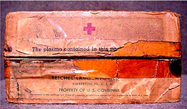 WWII DRISET NORMAL HUMAN PLASMA BOX - MEDICAL CORPS - U.S. Militaria Forum