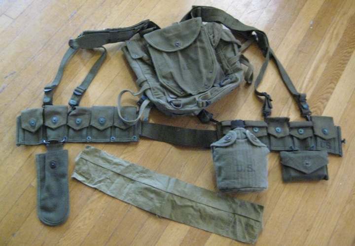 My Korean War web gear set - FIELD & PERSONAL GEAR SECTION - U.S ...