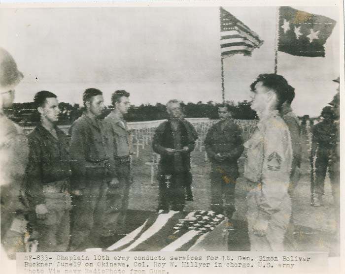 Gen Buckner KIA and other Okinawa press photos - EPHEMERA, PHOTOGRAPHS ...