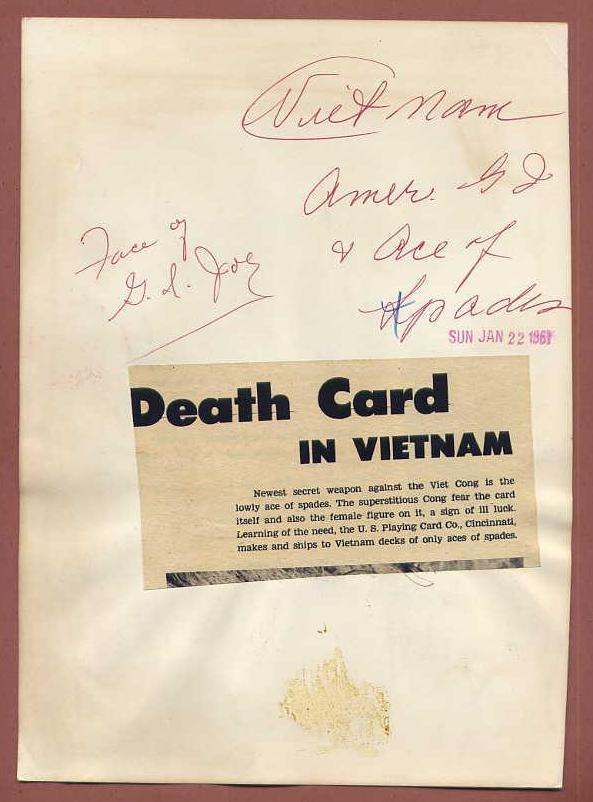Death Card - Viet Nam - MISC MILITARIA - U.S. Militaria Forum
