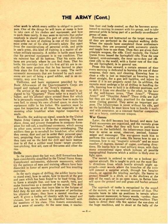 1942 U.S.Armed Forces (A homefront booklet) - HOMEFRONT & THE WAR ...