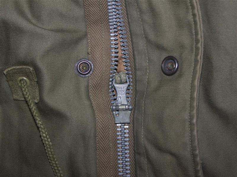 Field jackets zippers(pictures) M-1951 M-65 - UNIFORMS - U.S. Militaria ...
