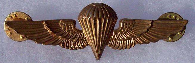 USMC Gold Jump Wings Hallmarked H-H 678 - AIRBORNE, GLIDER TROOPS ...