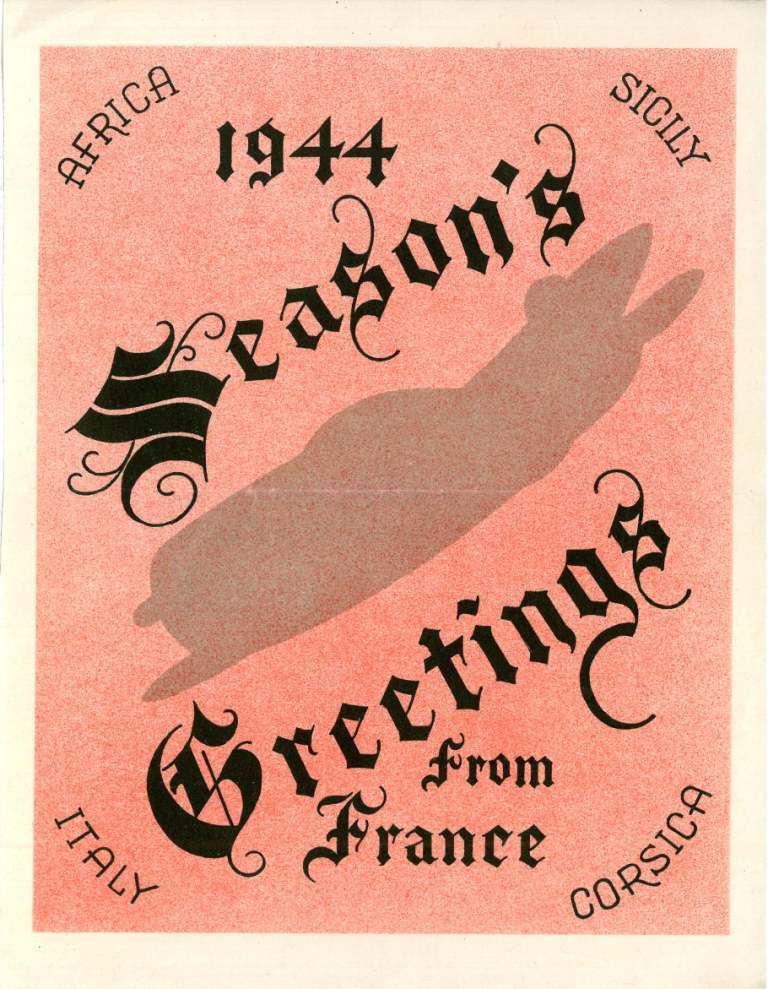 Christmas Greetings from 1944 - EPHEMERA, PHOTOGRAPHS & MILITARY ...