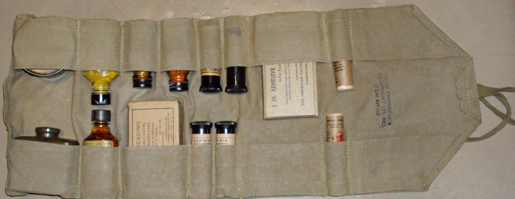 Jungle First Aid Kit Individual Roll Type Discussion - MEDICAL CORPS ...