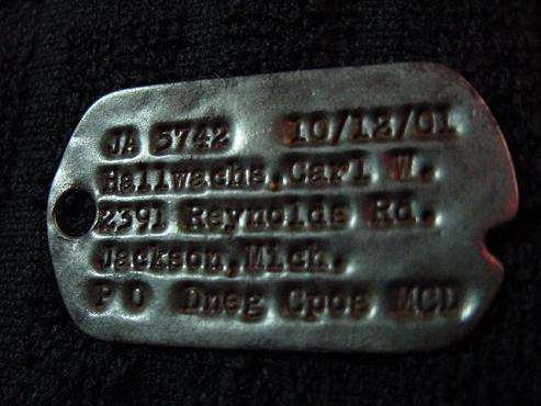 CIVILIAN Dog Tag ?? - IDENTITY ITEMS (DOG TAGS, BRACELETS, ETC) - U.S ...