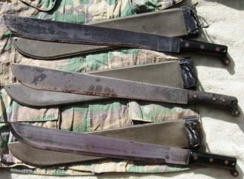 Vietnam War Issue Machetes - Model 1942 - EDGED WEAPONS - U.S ...