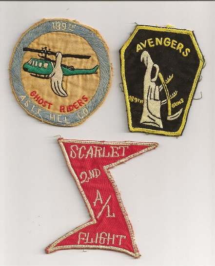 189th AHC Pocket Patch & Avengers Gun Platoon Patch - ARMY AND USAAF ...