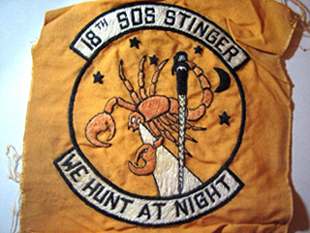 Vietnam war era 18th SOS Patch-We Hunt at Night - AIR FORCE (USAAF IS ...