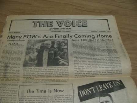 VIVA / POW-MIA Documents - EPHEMERA, PHOTOGRAPHS & MILITARY ARTWORK - U ...