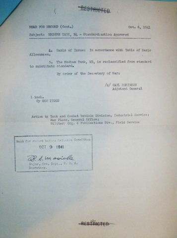 The M4 tank...an historic document from the US archives. - MILITARY ...
