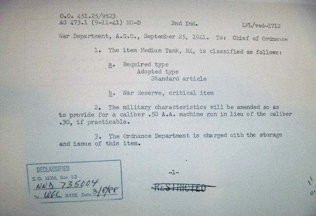 The M4 tank...an historic document from the US archives. - MILITARY ...