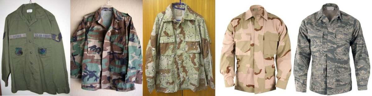 Progression of USAF Work Uniforms (Fatigues) - UNIFORMS - U.S ...