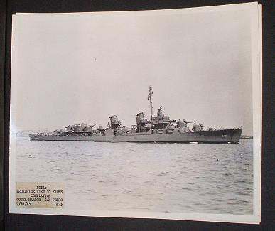 Need information on an interesting USS Brown DD 546 photo album ...