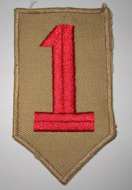 Extra large Big Red One Patch - ARMY AND USAAF - U.S. Militaria Forum