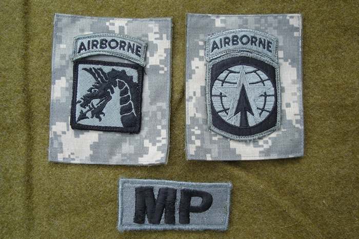 Early ACU Patches on Backing Material - ARMY AND USAAF - U.S. Militaria ...