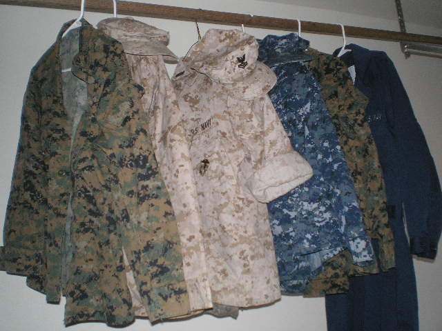 Modern camo grouping - CAMOUFLAGE UNIFORMS - U.S. Militaria Forum