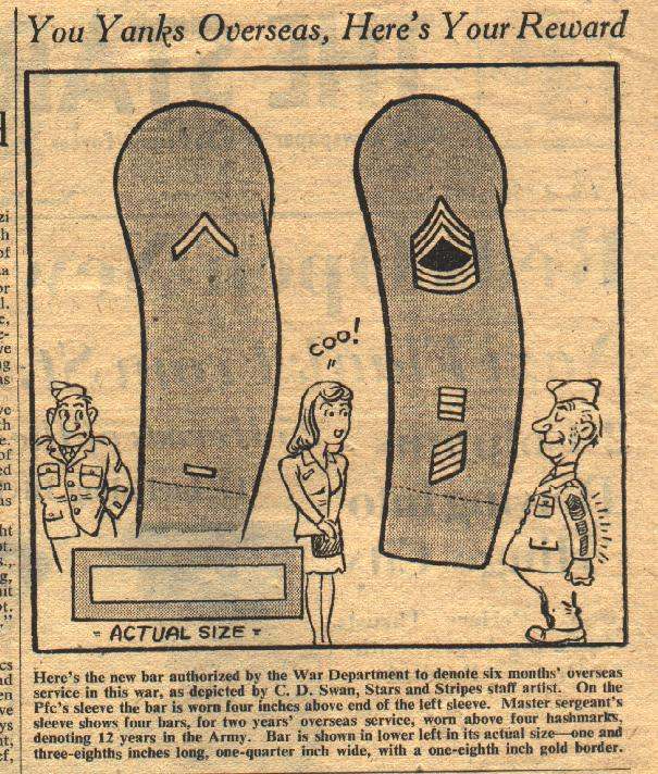 "New Army Service Bars" Press Photo - EPHEMERA, PHOTOGRAPHS & MILITARY ...