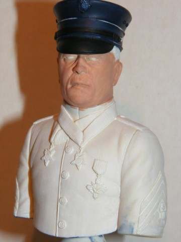 USMC Sgt Major Dan Daly resin Bust - MODELING - U.S. Militaria Forum