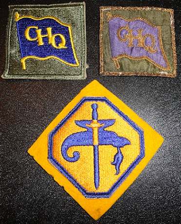 GHQ Bullion Patch - ARMY AND USAAF - U.S. Militaria Forum