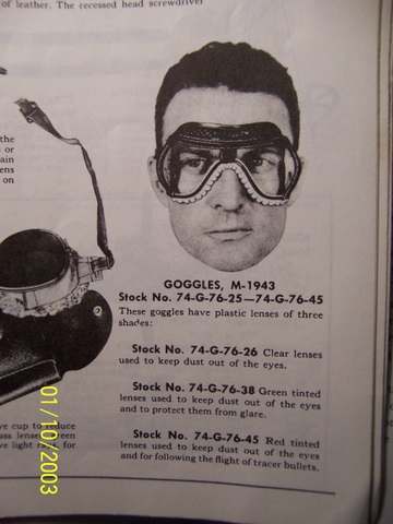 What type of m1943 goggles? - FIELD & PERSONAL GEAR SECTION - U.S ...