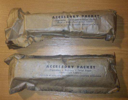 WWII Accessory Packets - FIELD & PERSONAL GEAR SECTION - U.S. Militaria ...