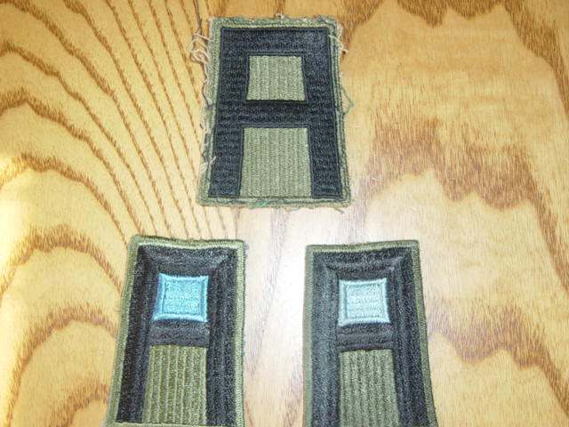 1st Army colored insert patches - ARMY AND USAAF - U.S. Militaria Forum