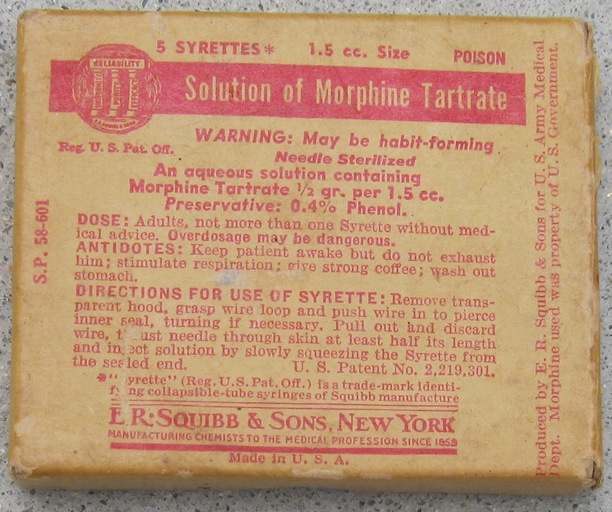WW2 Atropine Syrette ? - FIELD & PERSONAL GEAR SECTION - U.S. Militaria ...