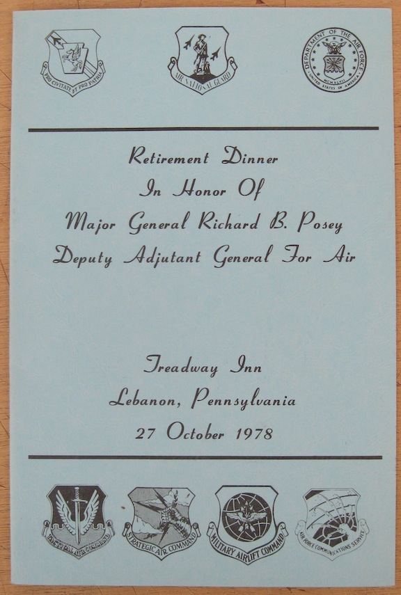 Father Of The Pa. Air Nat. Guard Major General R.B. Posey Almost Lost ...
