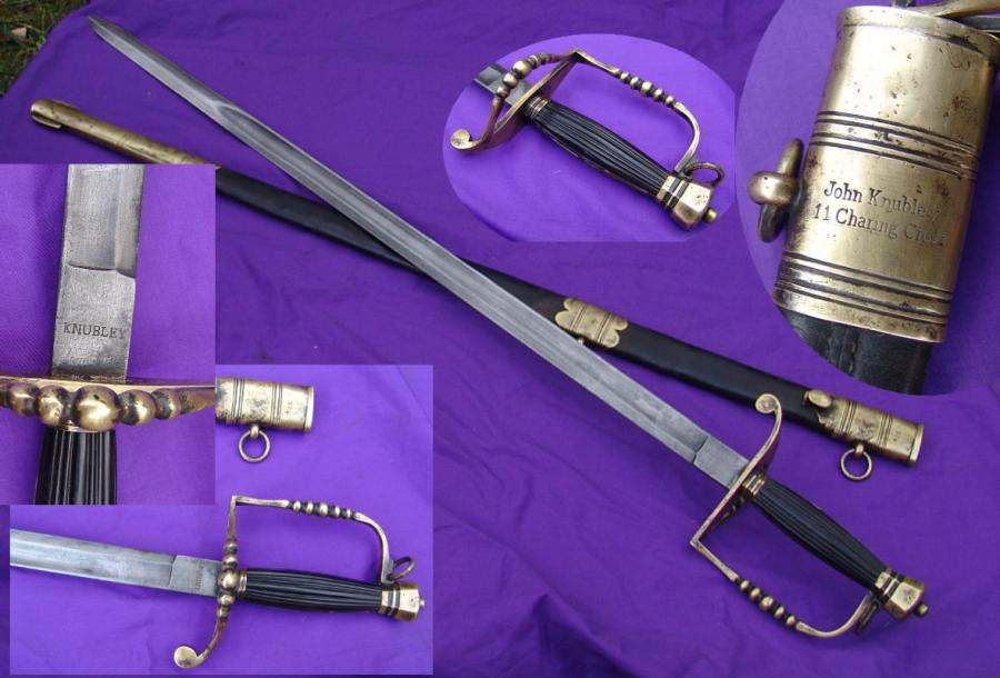 1790 Period Naval Officer's Sword and Dirk - EDGED WEAPONS - U.S ...