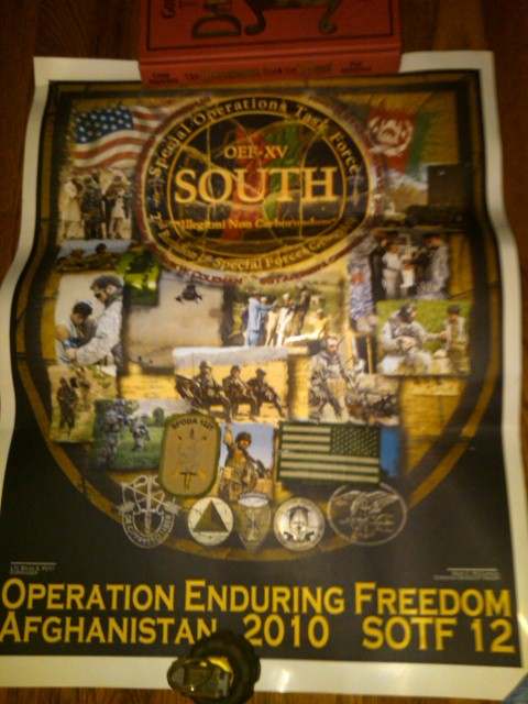 OEF SOTF Poster and patches - EPHEMERA, PHOTOGRAPHS & MILITARY ARTWORK ...
