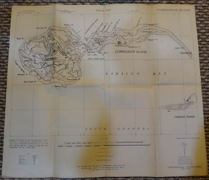 Corregidor Island Map