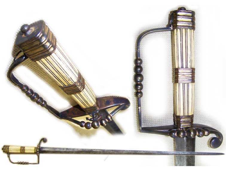 1790 Period Naval Officer's Sword and Dirk - EDGED WEAPONS - U.S ...
