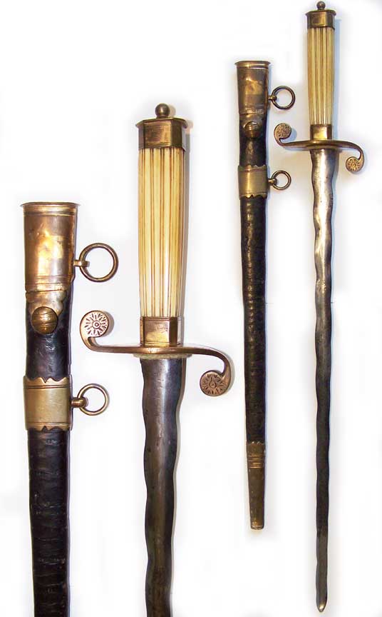 1790 Period Naval Officer's Sword and Dirk - EDGED WEAPONS - U.S ...