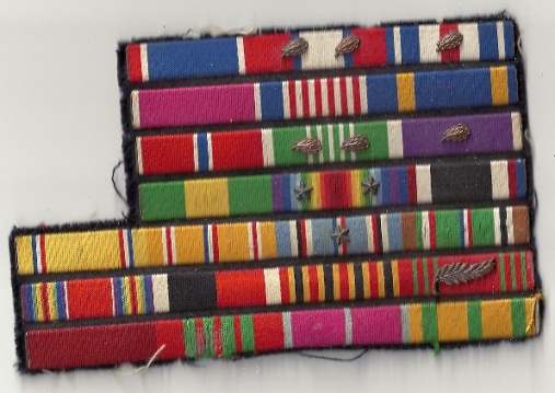 MexBdr / WWI / WWII DSC DSM SS Custom Ribbon Rack - MEDALS ...