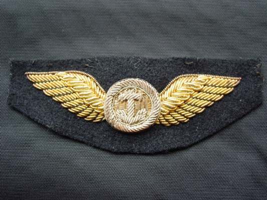 Bullion Naval Aviation Observer Wing Badge - WING BADGES - U.S ...