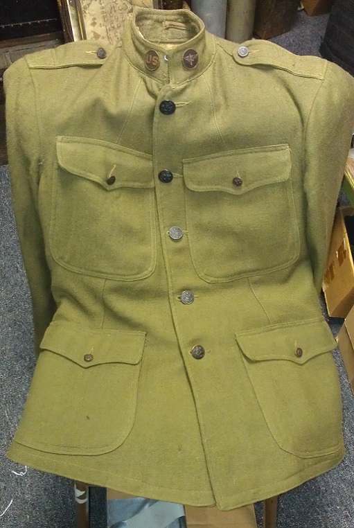 Wool Service Coat, 17th Co., 3rd Air Service Mechanic Rgmt. Cpl R ...