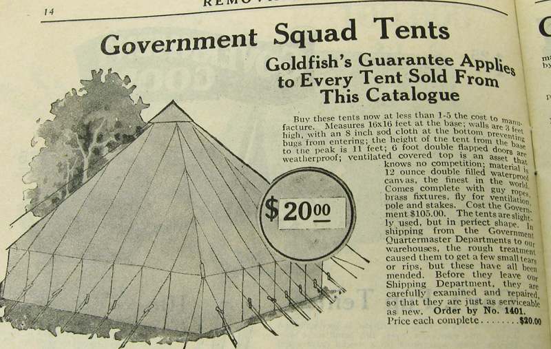 1923 surplus catalog Minneapolis Army Navy Store - EPHEMERA ...