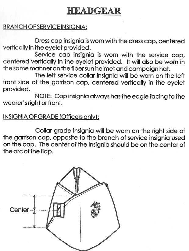 Question about Garrison Cover Rank Device - MARINES - U.S. Militaria Forum