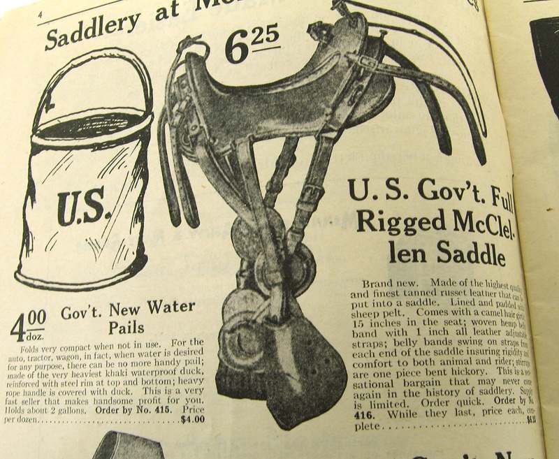 1923 surplus catalog Minneapolis Army Navy Store - EPHEMERA ...
