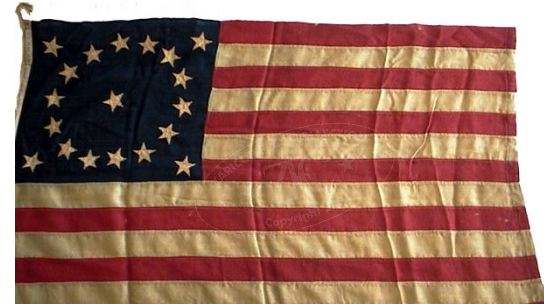 An Unusual Revolutionary War Flag - (1776-1860) AMERICAN REVOLUTION ...