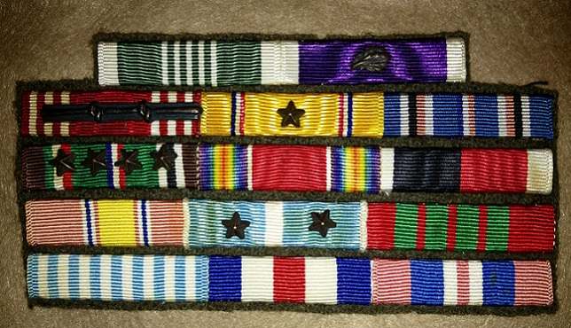 Thoughts on this custom ribbon rack with foreign ribbons - MEDALS ...